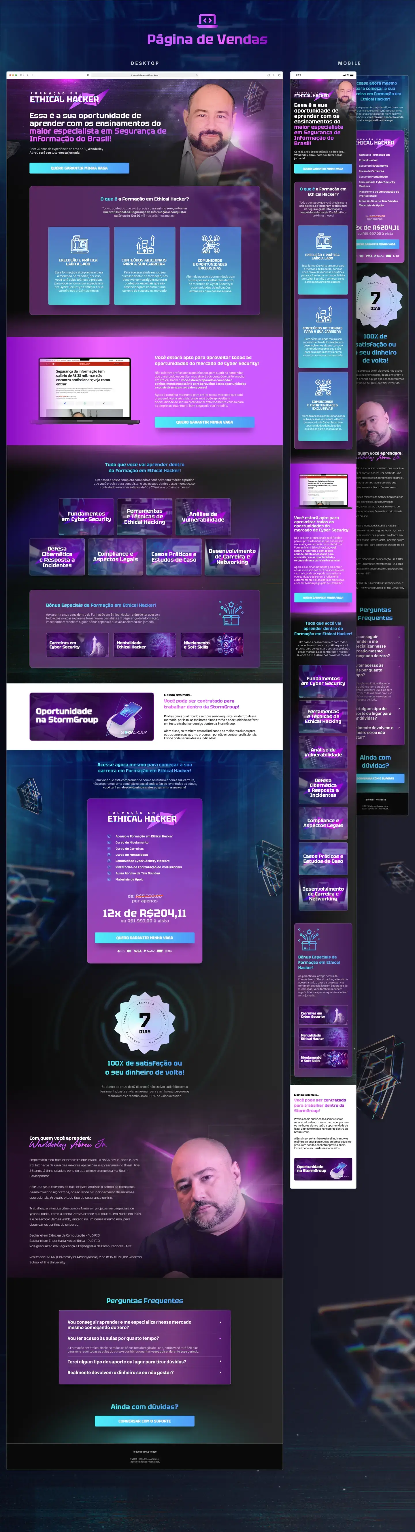 Projeto Formação em Ethical Hacker – Rômulo Bin | Web Designer Projeto Formação em Ethical Hacker – Rômulo Bin | Web Designer